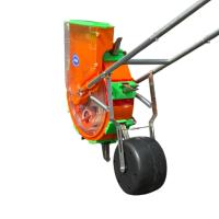 China Manual Seeder Machine Push Sower 7kg Hopper Heavy Duty Farm Planting Tool for sale