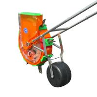 China Manual Seeder Machine Push Sower 7kg Hopper Heavy Duty Farm Planting Tool for sale
