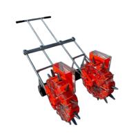 China Two Row Manual Seeder Machine Eco Planter Sustainable Precise Sowing Tool Green Use for sale