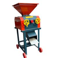 China 500 - 800kg/h Corn Grits Making Machine Farm Animal Feed Making Machine for sale