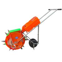 China High Strength Iron Manual Seeder Machine with Fertilizer Adjustable Sowing Planter 14.5kg for sale