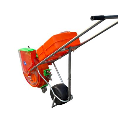 China High Strength Iron Manual Seeder Machine with Fertilizer Adjustable Sowing Planter 14.5kg for sale