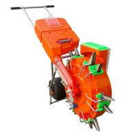 China Vegetables Hand Push Seeder With Fertilizer Applicator 12 Nozzle Adjustable for sale