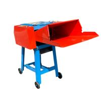 China Chaff Cutter Machine Fodder Chopper 1000kg/h Dual Power Iron Construction for Small Farms for sale