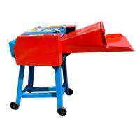 China 800kg/H Motor Diesel Drive Straw Cutter Machine Iron Chopping Machine For Silage for sale