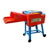 China 800kg/H Motor Diesel Drive Straw Cutter Machine Iron Chopping Machine For Silage for sale