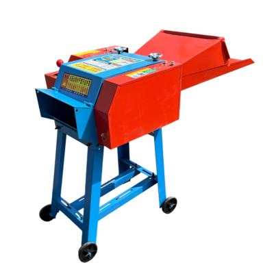 China Iron Agricultural Chaff Cutter 1000kg/H Output Grass Chopper Machine For Animal Feed for sale