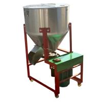 China Industrial Feed Grain Mixer 300-500kg/h Stainless Steel Feed Blending Equipment 220V/380V for sale