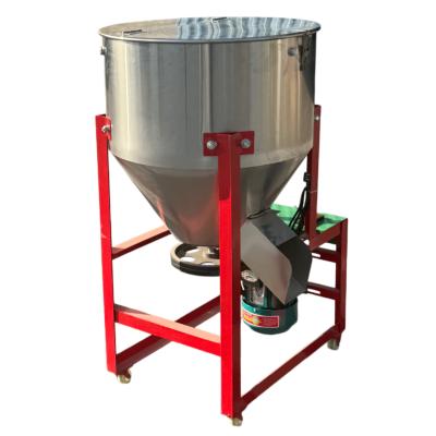 China Industrial Feed Grain Mixer 300-500kg/h Stainless Steel Feed Blending Equipment 220V/380V for sale