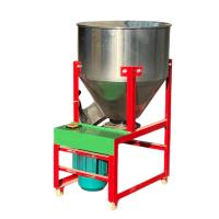 China Stainless Steel Feed Grain Mixer 300-500kg/h Animal Feed Blending Equipment 220V for sale