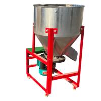 China Stainless Steel Feed Grain Mixer 300-500kg/h Animal Feed Blending Equipment 220V for sale