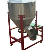 China Stainless Steel Grain Feed Mixer 300-500kg/h Livestock Feed Blending Machine 220V for sale