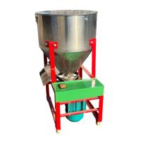 China Stainless Steel Grain Feed Mixer 300-500kg/h Livestock Feed Blending Machine 220V for sale