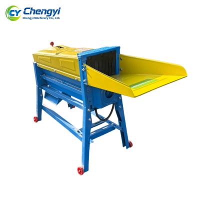China Heavy Duty Iron Double Roller Corn Sheller Machine 1000-1500 kg/h Maize Kernel Separator for sale