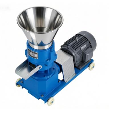 China Carbon Steel Feed Pellet Machine 200 kg/h Capacity 220V for Poultry Cattle Fish Farm for sale