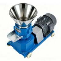 China Galvanized Steel Feed Pellet Machine 150-2000kg per Hour High Efficiency Poultry Feed Press for sale