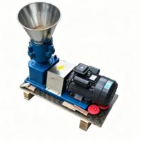 China Galvanized Steel Feed Pellet Machine 150-2000kg per Hour High Efficiency Poultry Feed Press for sale