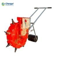 China Heavy Duty Manual Seeder Push Planter for Rough Terrain with No-Till Capability for sale
