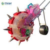 China Premium Manual Seeder Machine with Rust-resistant Coating Adjustable Seeding Depth and Density Ergonomic Non-slip Handle for sale