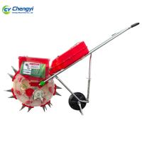 China Handheld Manual Seed Sower Adjustable Plant Spacing 14-56cm Stainless Steel Nozzle for sale