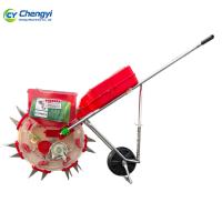 China Manual Seeder Machine with Fertilizer Hand Push Planter Durable Sowing Equipment Use for sale