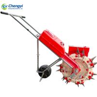 China Manual Seeder Machine with Fertilizer Hand Push Planter Durable Sowing Equipment Use for sale