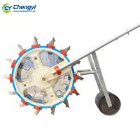 China Stainless Steel Hand Push Seeder 7kg Seed Box Precision Sower for Efficient Garden Planting for sale