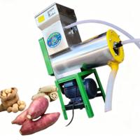 China Stainless Steel Cassava Grater Machine 1000kg/h Root Crusher for Starch Flour Production for sale