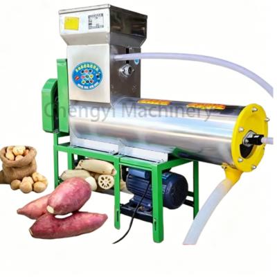 China Stainless Steel Cassava Grater Machine 1000kg/h Root Crusher for Starch Flour Production for sale
