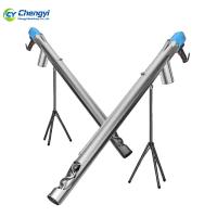 China Stainless Steel Vertical Grain Conveyor 3-80 Ton/h Dustproof Screw Elevator for sale
