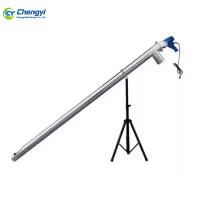 China Stainless Steel Vertical Grain Conveyor 3-80 Ton/h Dustproof Screw Elevator for sale