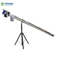 China Stainless Steel Electric Grain Conveyor 6M Length Motor for Cereal Auger Loading for sale
