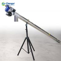 China Stainless Steel Electric Grain Conveyor 6M Length Motor for Cereal Auger Loading for sale
