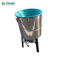 China Stainless Steel Vegetable Chopper 1000W 300-500kgH Poultry Feed Cutter for Chicken Duck Breeding for sale