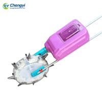 China 10 Tip Heavy Duty PC Hand Push Seed Planter Fertilizer Machine For Vegetables for sale