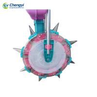 China Multi Crop Fertilizer Spreader Manual Push Soybeans Peanuts Maize Sowing Machine for sale