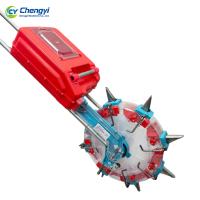 China Heavy Duty PC Hand Push Fertilizer Spreader All Terrain Roller Planter for sale