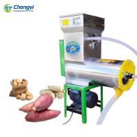 China Electric Diesel Root Tuber Starch Separator 1000kg/h Potato Extraction Machine for sale