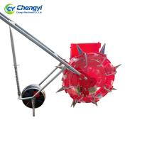 China Steel Manual Seeder Machine Push Seeder 7kg Seed Box Capacity 20cm Roller Diameter for sale