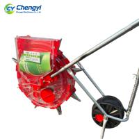 China Plastic Hand Push Seeder Planter 7kg Seed Box Capacity for Home Garden Agriculture for sale