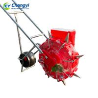 China Plastic Hand Push Seeder Planter 7kg Seed Box Capacity for Home Garden Agriculture for sale