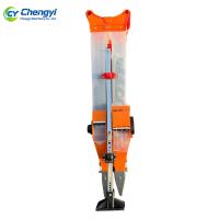 China Manual Seeder Machine With Fertilizing Multi Functional Hand Push Seed Planter Tool for sale