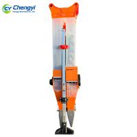 China Manual Seeder Machine Hand Planter 4kg Capacity 81cm Height Durable Steel Sowing Tool for Corn Beans Vegetables for sale