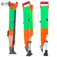 China Carbon Steel Manual Jab Planter Seeder 81cm Height 4kg Capacity Precision Planting Tool for sale