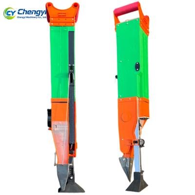 China Stainless Steel Jab Planter Hand Seeder 81cm Height 4kg Capacity Precision Sowing Tool for sale
