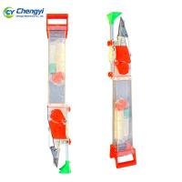 China Durable Steel Jab Planter Manual Seeder 81cm Height 4kg Capacity for Corn Beans Peanuts for sale