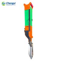 China Metal Jab Planter Hand Seeder 81cm Height 4kg Capacity Durable Planting Tool for Corn Soybean Peanut for sale
