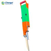 China Steel Manual Jab Planter Hand Seed Dibbler 81cm Height 4kg Capacity Sowing Tool for sale