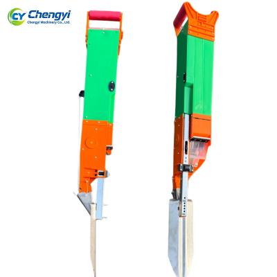 China Steel Manual Jab Planter Hand Seed Dibbler 81cm Height 4kg Capacity Sowing Tool for sale