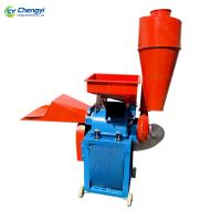 China Galvanized Steel Grass Pulping Machine 300-500kg/h Forage Crusher Feed Processor for sale